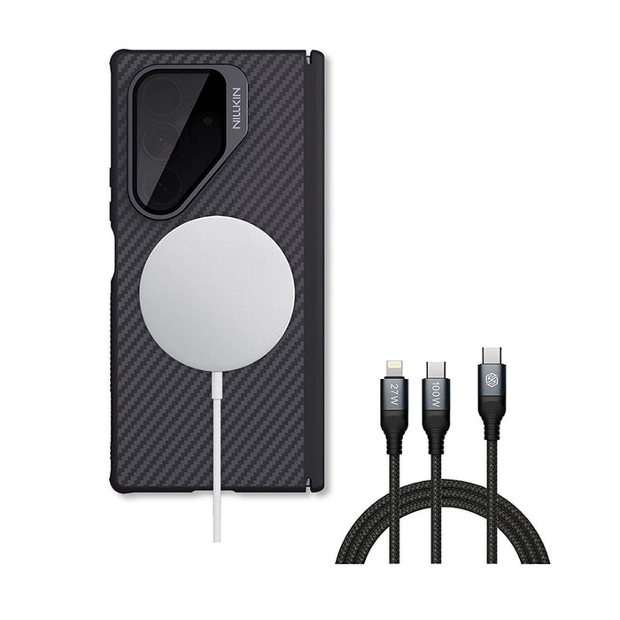 Nillkin MagSafe® Compatible Kevlar® Case with Tinted Clear Camera Cover ...