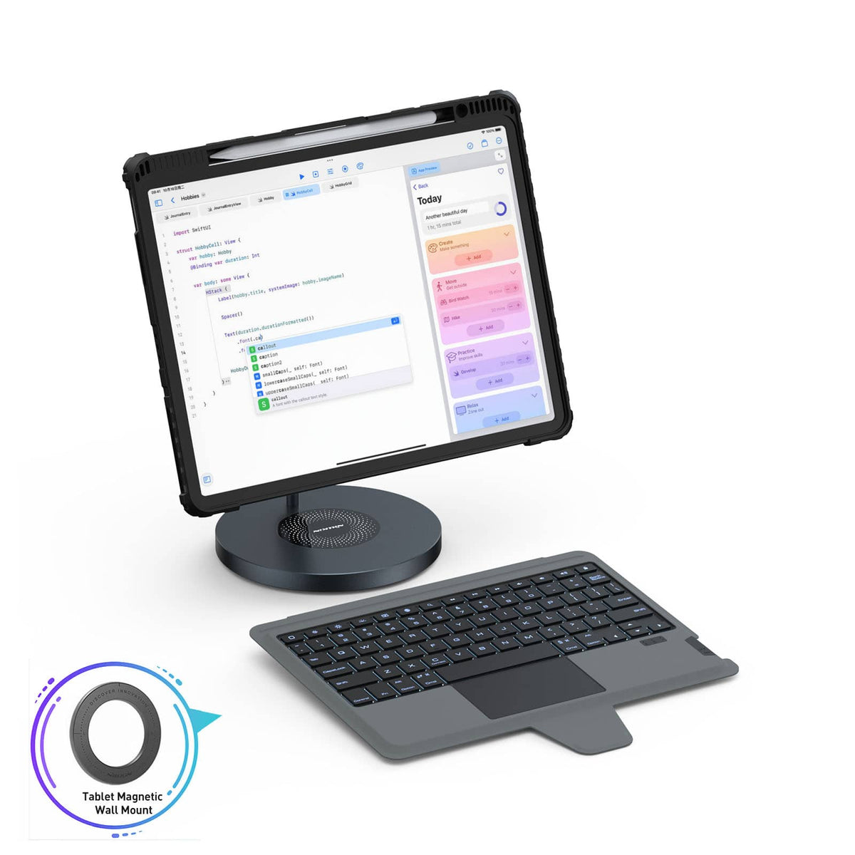 Nillkin Magnetic Bumper Link Backlit Computer Keyboard Case with ...